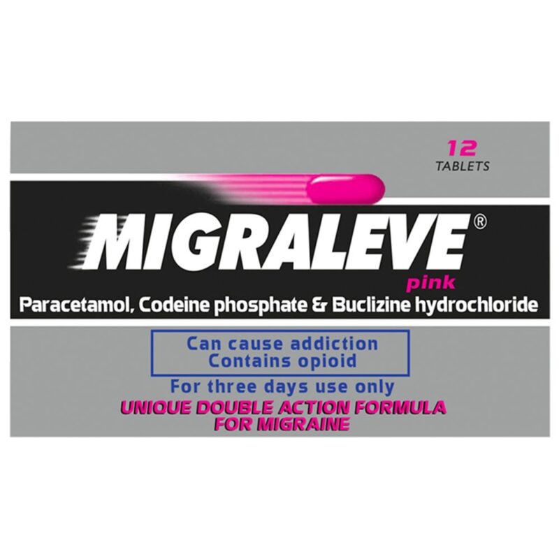 Migraleve Pink 12 Tablets - Acer Pharmacy