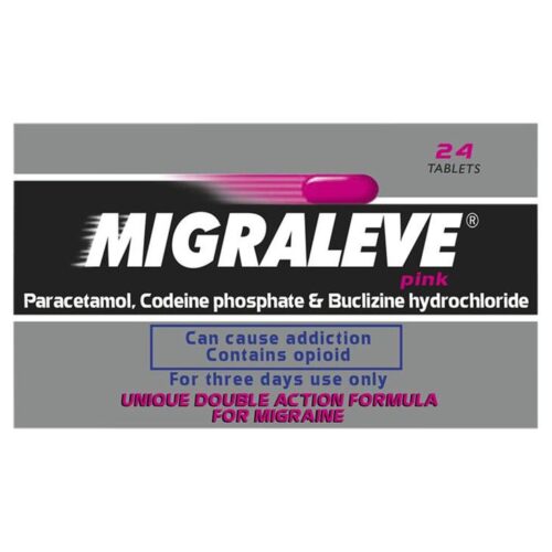 Migraleve Pink 24 Tablets - Acer Pharmacy